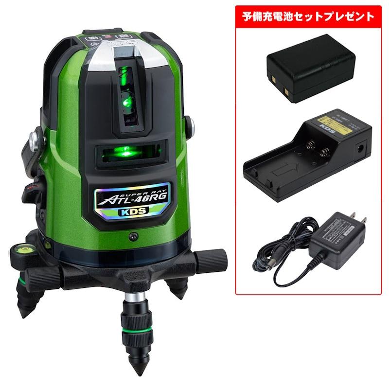 ●光源：可視光半導体レーザー ●波長（レーザー光の色）：515nm（緑色）、地墨650nm（赤色） ●光出力：1mW以下 ●レーザークラス2（JIS C 6802：2014） ●精度：±1mm/10m ●直角精度：90°±0.012° ●ラ...