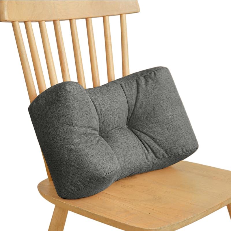 【シンプルで日常に溶け込む】日常では、お昼寝用枕、ごろ寝時の腕枕・首枕、ゲーム中の支えクッションとして活躍。デスクワーク時の腰当てクッション、美容室での当てクッション、ソファー・ベッドの装飾用としてもピッタリです。 【腰の隙間を埋めて、自然...