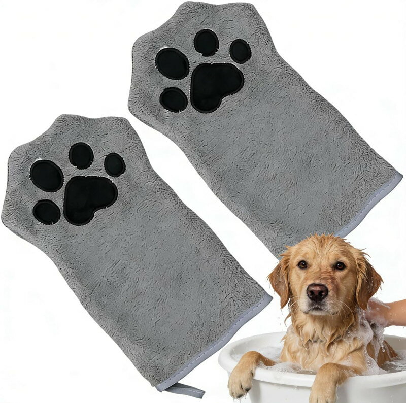 柔らかくて優しい：手袋の柔らかい質感は敏感肌に最適で、優しいグルーミングソリューションを提供し、掃除中にペットが快適でリラックスできるようにします。 吸水性に優れた素材：高品質のコーラルフリースを使用したこのグローブは、優れた吸水性を備えて...