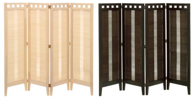 サイズ 幅416x4x奥行20x高さ1300mm 主材料 マイアン材・竹 カラー エスニックブラウン / ホワイト 塗装 ウレタン塗装 仕様 完成品　屏風蝶番使用 送料 無料（北海道・沖縄・離島は別途見積）※こちらの商品は玄関渡しでのお届け...