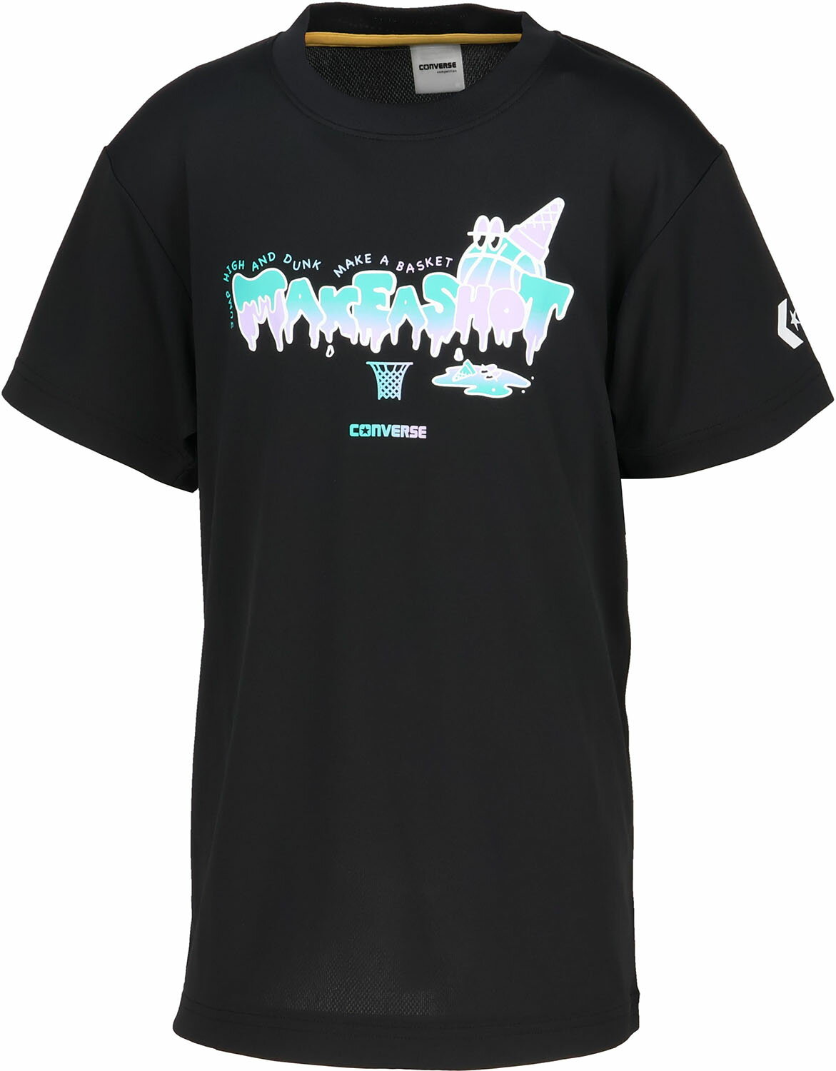 品名：5F_JRプリントTシャツカラー名：ブラック×ホワイトサイズ詳細：商品によってはどうしても若干の誤差が発生してしまいます。1-2cmの誤差はあらかじめご了承ください。130サイズ:チェスト61-67cm、身長125-135cm140サ...