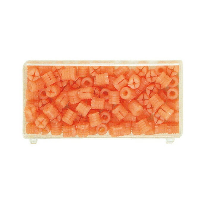 品名：プラスチックインサートカラー名：橙商品本体サイズ（高さ×幅×奥行）：サイズ：全長 10mm/個。径 8mm/個。商品の説明：ビス穴が破損したり大きくなってビスが締められないときに使える補修用インサートです。専用ドリルで下穴を加工し、簡...