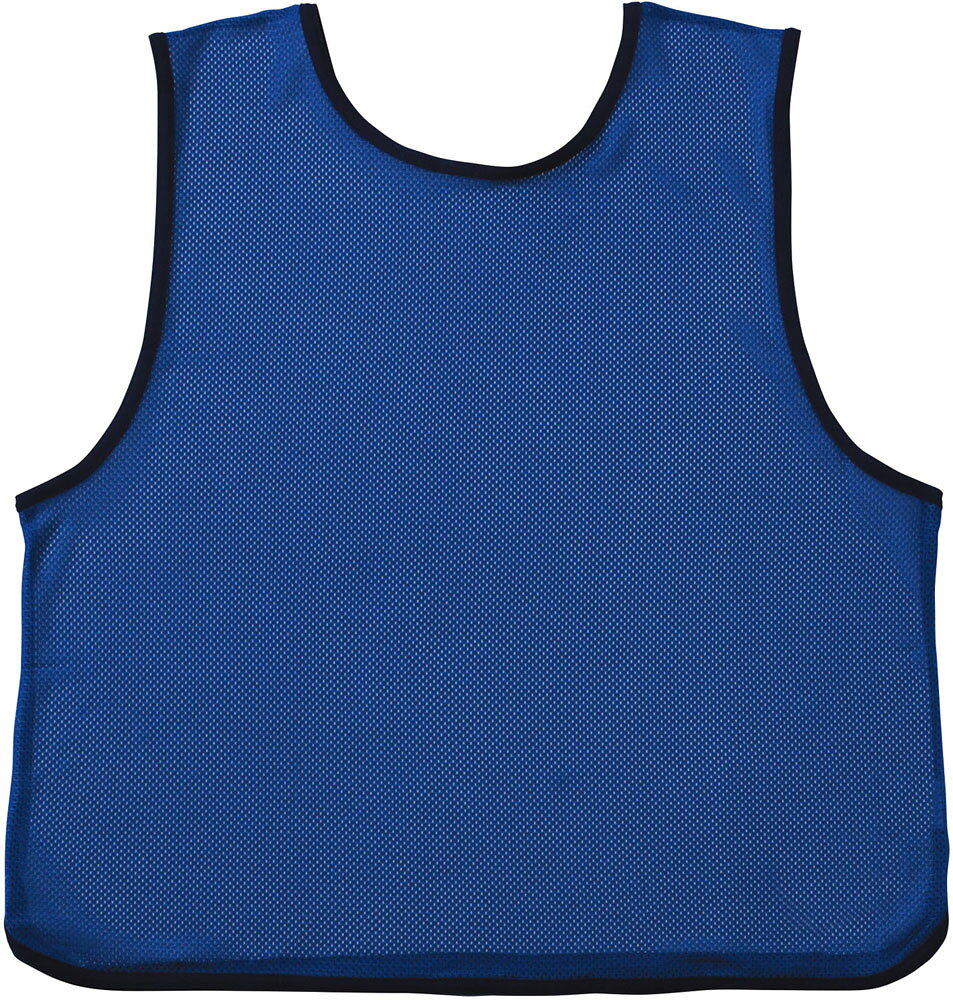 品名：メッシュビブスJRムジ +カラー名：青商品本体サイズ（高さ×幅×奥行）：幅46×丈52cm商品重量：48g/枚商品の説明：視認性に自信ありのエバニューのニュービブス。8色展開のジュニアサイズは単品での販売です。プリントなしタイプです。...