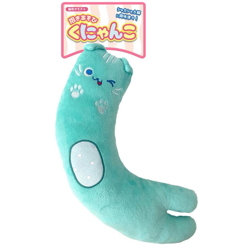 フォルムがキュートな蹴ってあそぶぬいぐるみ！！シャカシャカ音に興味深々！！原材料：キャットニップ　ポリエステル　PET使用方法：飼い主と一緒か必ず目の届く所で遊ばせてください。使用上の注意：本品はペット用玩具です。その他の目的には使用しない...