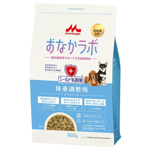 ワンちゃんのために研究を重ねた、腸内環境をサポートする独自配合のフードです。シールド乳酸菌＆ラクトフェリン、乳酸菌ミックス＆オリゴ糖が免疫バランスと腸内フローラ調整をサポート。原材料：コーン、チキンミール、米、オートミール、トマトポマス、チ...