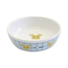 パピーが食べやすい適度な重量。ひっくり返し防止対策用滑り止めゴム付。パピーが食べやすい適度な重量。ひっくり返し防止対策用滑り止めゴム付。原材料：陶器。