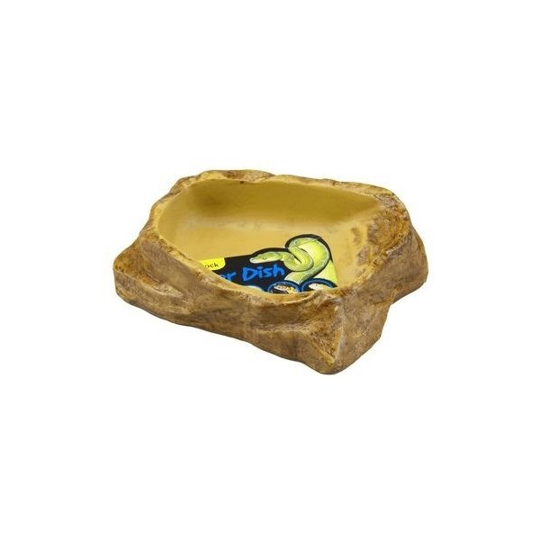 自然の岩をイメージしたテラリウムにピッタリの両生類・爬虫類用水飲み皿。自然の岩をイメージしたデザインはテラリウムにピッタリ両生類・爬虫類用の水飲み皿です原材料：ポリレジン。