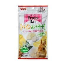 保存料・着色料無添加の小動物用おやつ。砂糖を使わず、保存料・着色料も無添加の安心・安全なフリーズドライ。原材料：バナナ、パイン、グルコース、マルトース。
