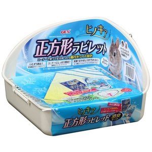 ●いたずら防止！特殊構造のロック式スノコ。●ケージにしっかり固定！便利なワンタッチフック。・コーナーで使って足元ゆったり奥行ワイド設計の正方形！ホーランドロップ、ミニうさぎなどの中型種にも。原材料：【ラビレットトイレ】本体トイレ：ポリプロピ...