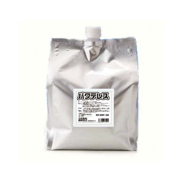 無味無臭の消臭・除菌水「バクテレス」つめかえ用。消臭効果抜群。感染病予防にも効果を発揮。人に、環境に優しい21世紀の除菌水。原材料：。