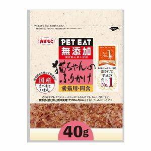 猫ちゃんの好きなかつお節と一口サイズのかえり煮干を程よく混ぜた安心・安全なペットフードです。