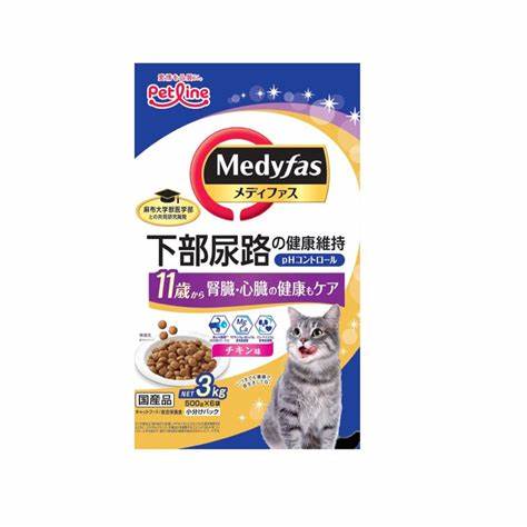 猫の下部尿路に関する麻布大学との共同研究など、新しい臨床栄養学の成果をフルに活かした国産フード。