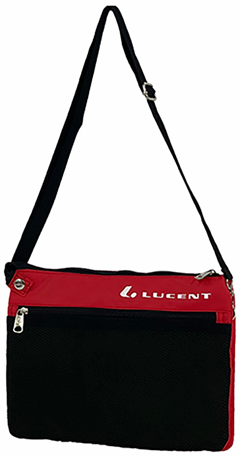 品名：LUCENT サコッシュ REカラー名：レッド商品本体サイズ（高さ×幅×奥行）：幅30×高さ23×奥行6cm商品の説明：ナイロン製のサコッシュです。素材・材質：ナイロン原産国：中国テニス / バッグ / サコッシュ / コンパクト /...