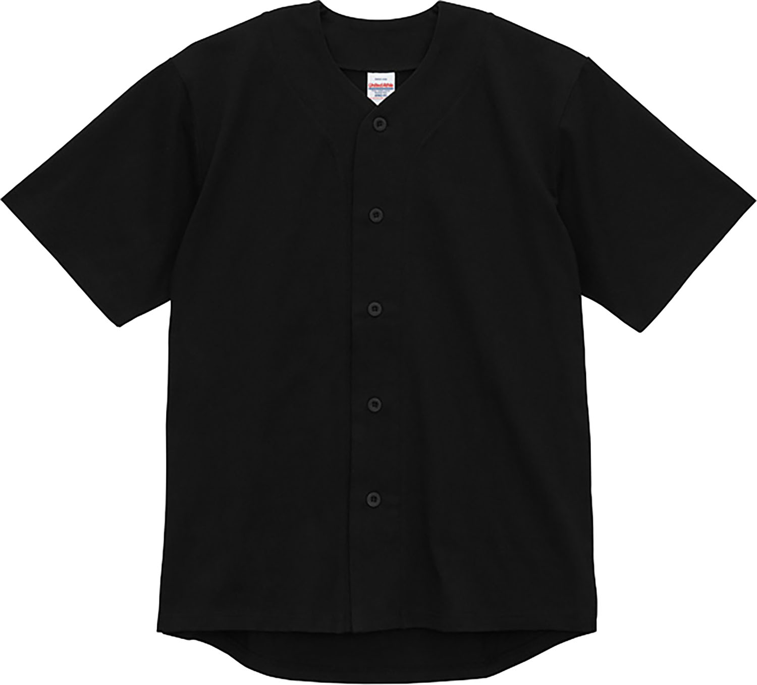 品名：8.5オンス コットン ベースボールシャツカラー名：ブラックサイズ詳細：M:身丈(後)75cm、身幅54cm、肩幅46cm、袖丈24cmL:身丈(後)79cm、身幅58cm、肩幅50cm、袖丈25cmXL:身丈(後)83cm、身幅62...