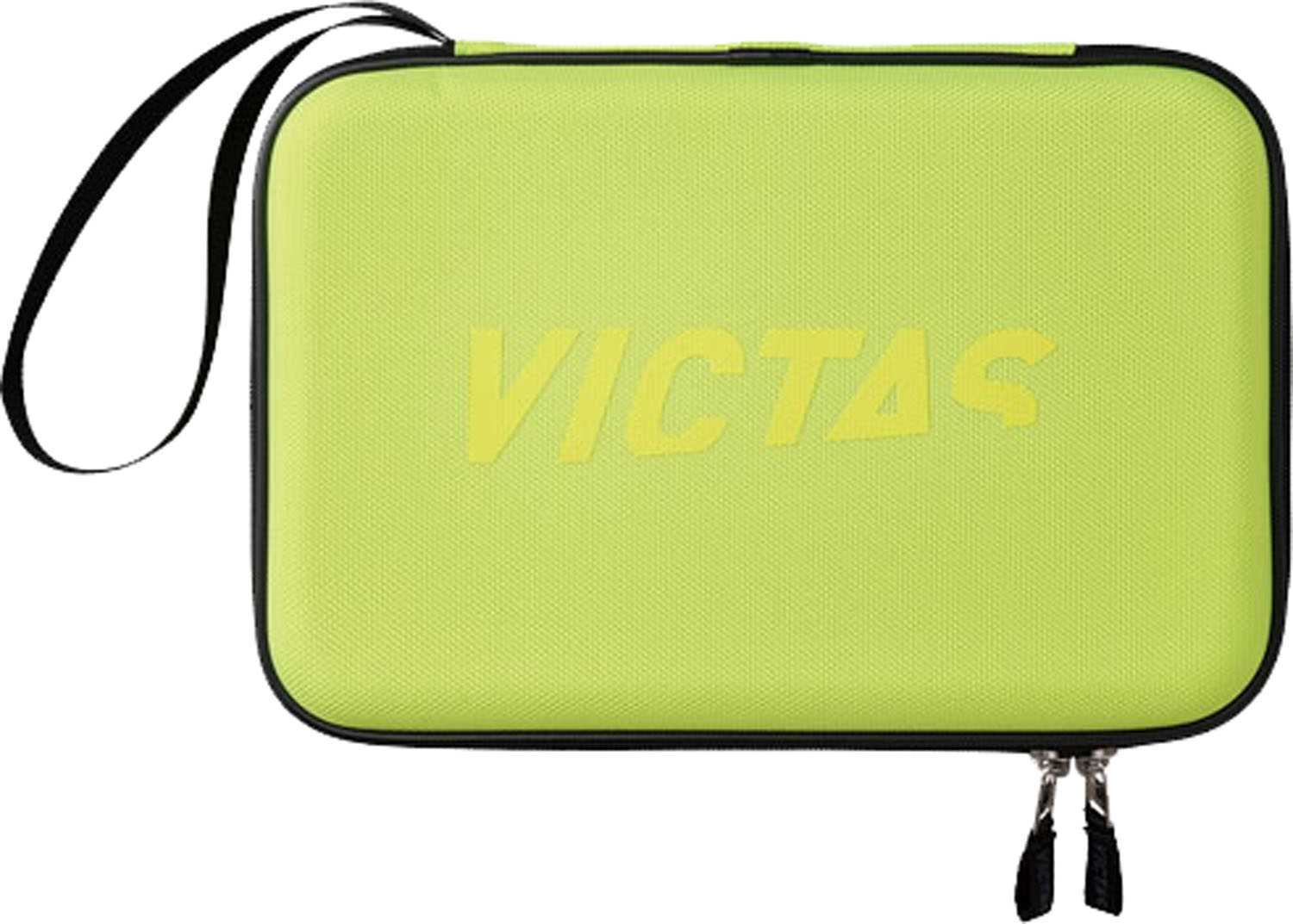 品名：V-RC513カラー名：ライムグリーン商品本体サイズ（高さ×幅×奥行）：W17.5×H28×D5cm商品の説明：VICTASロゴをさりげなくプリントしたミニマルなデザインのハードラケットケース。素材・材質：ポリエステル(EVA)原産国...