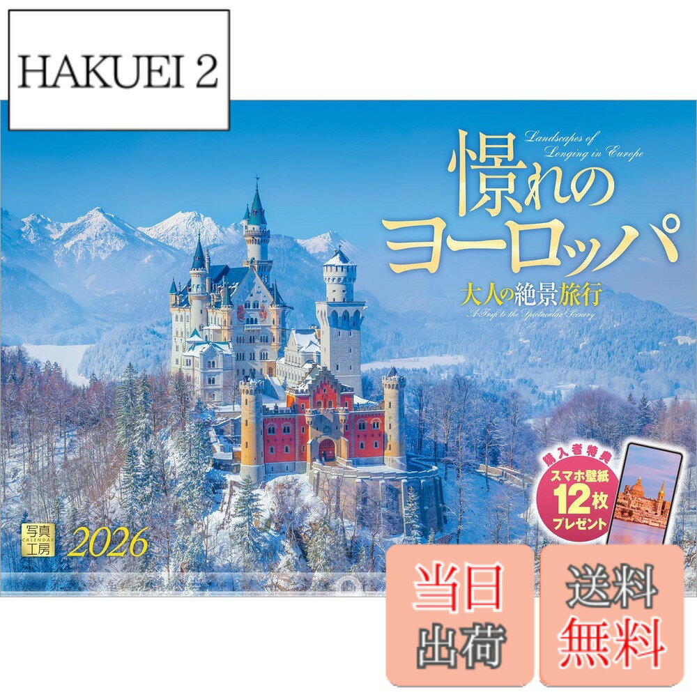 商品情報商品の説明私たちを惹きつけてやまないヨーロッパの風景。憬れの古都や美しい自然は、歴史の波に揉まれながらも、長い年月にわたって守られてきたものです。 雪を被った幻想的なノイシュヴァンシュタイン城（ドイツ）、メルヘンチックな家並みに心惹...
