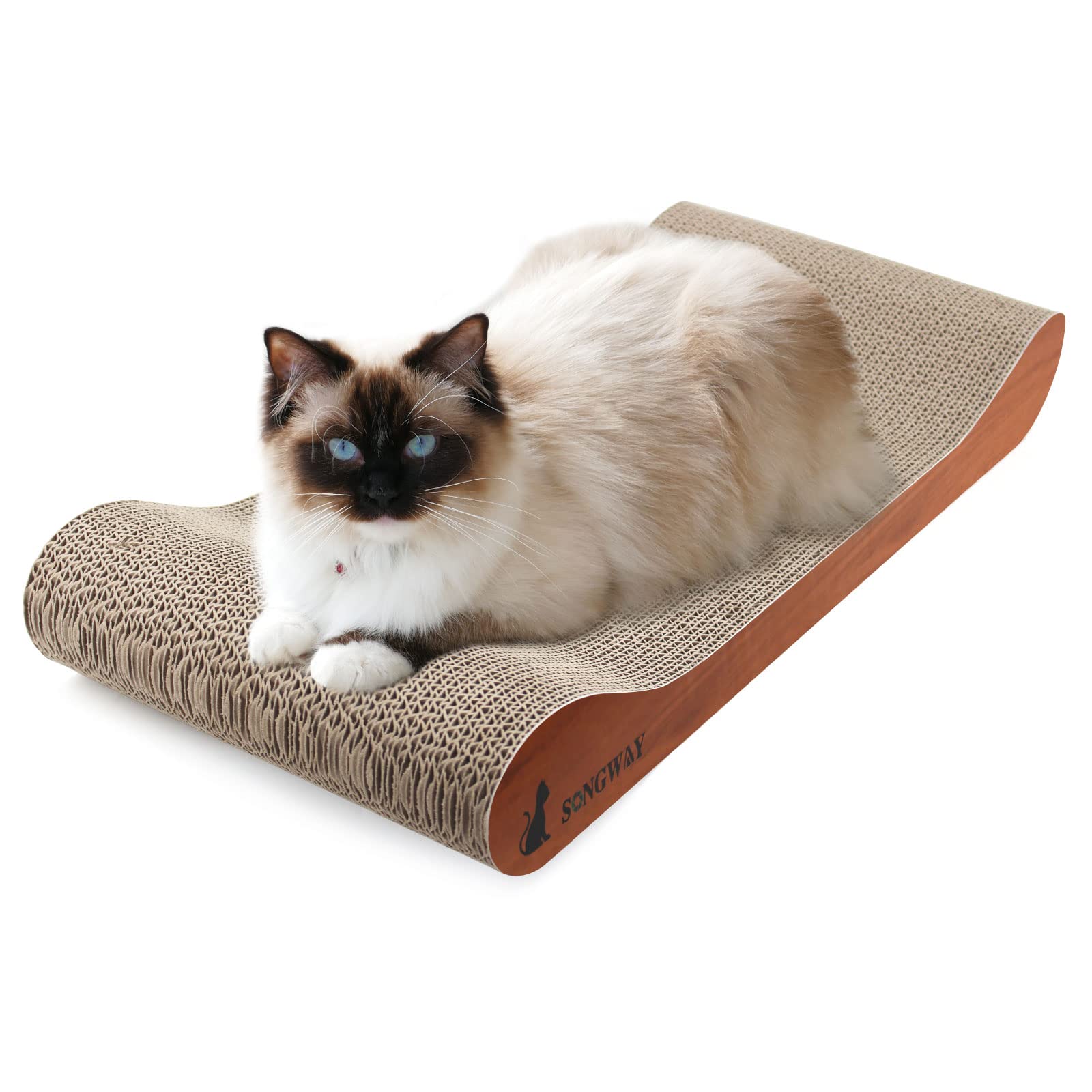 商品情報商品の説明主な仕様 大きいサイズ：長さ60*幅30*高さ8CM。全種類の猫に適しています。ぽっちゃり猫、大きい猫ちゃんの為の爪とぎベッドサイズ。猫ための設計：つめとぎとしてだけではなく、大猫の寝るベッドとしても使えます。安定性がある...