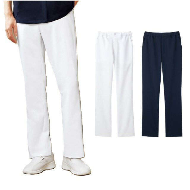 ●品番：5035SC ●製品名：パンツ 男女兼用 ●メーカー：FOLK(フォーク) ●仕様：腰ニット素材／脇後ゴム／両脇ポケット／後側裏地メッシュ／ウエストひも入り／前ファスナー／ベルトループ付 ●素材：ライトフィックス（ポリエステル100...