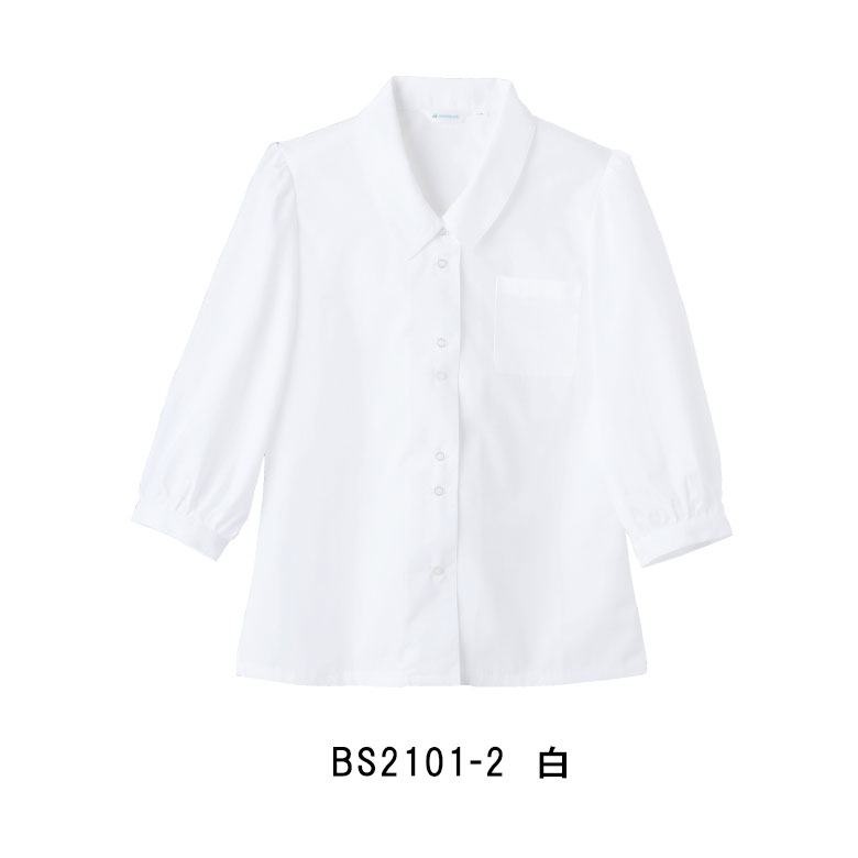 ●製品紹介情報 使用素材 ブロード ポリエステル65％綿35％ 商品詳細 7分袖 ラグラン袖のデザインが女性らしい雰囲気を出してくれる 着丈 バスト 肩巾 袖丈 7 60 89 37 43 9 60 92 37 43 11 62 95 38...