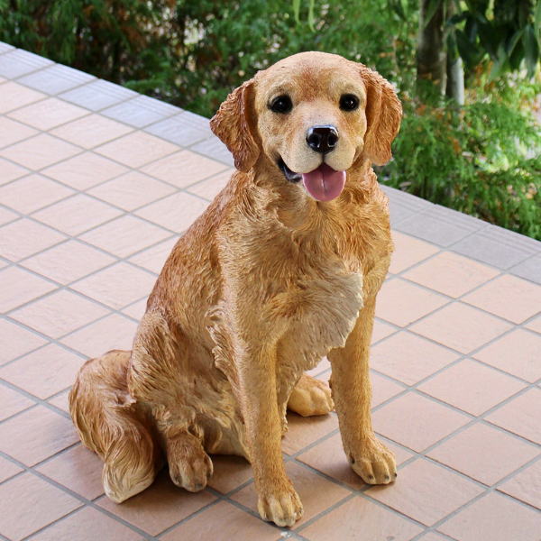 我が家のペット まるで本物のワンちゃんがいるような とても精巧に作られたオブジェです 事情があって ペットが飼えないお宅に とってもおすすめです 玄関に座らせると いつも優しい顔で出迎えてくれ 思わず、撫でたくなります 商品詳細 商品名 ゴ...