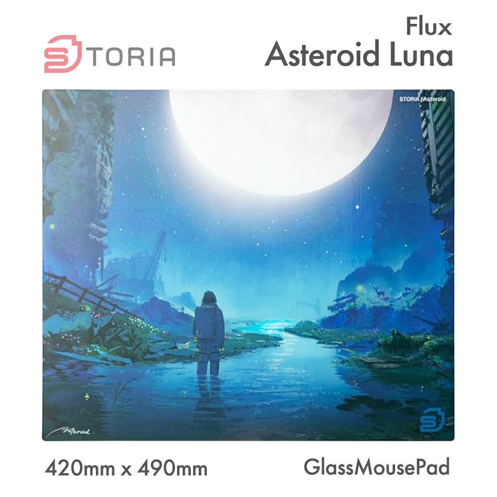 STORIA ～「STORIA」白と桜を基調とした、透明感あふれるゲーミングブランド。～ 表面に特殊強化ガラスを使用したガラス製ゲーミングマウスパッドは、湿度の影響を受けにくく、常に一貫した滑りを実現します。安定した操作感が求められるeスポ...