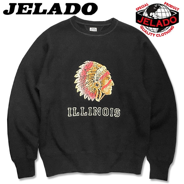 商品名 JELADO（ジェラード）【AB12201】ILLINOIS Flocky Pt Sweat カラー Black（ブラック） グラスグリーンはこちら デザイン ヴィンテージアメリカンカジュアルブランドとして人気のJELAD。リリース...