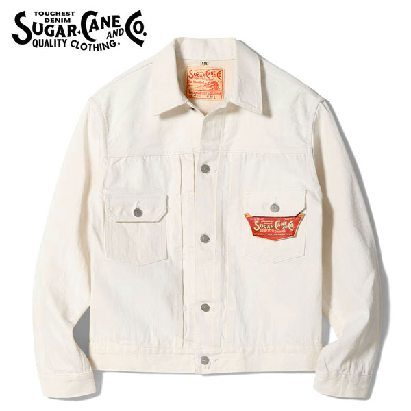 商品名 東洋エンタープライズ Sugar Cane（シュガーケン） SC15720&nbsp;13oz WHITE DENIM JACKET 1953 MODEL （13ozホワイトデニムジャケット1953年モデル） タイプ 401）ホワイ...