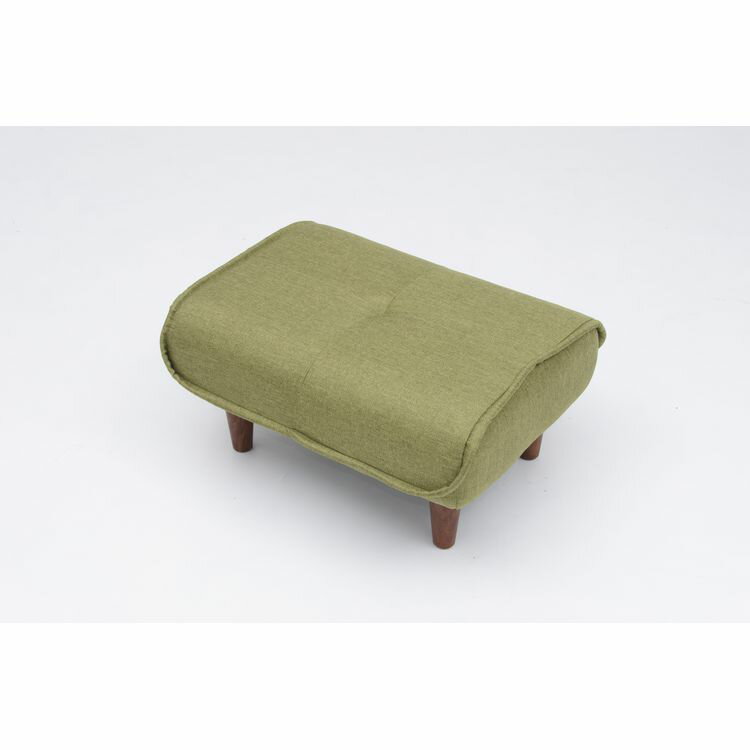 型番A281p-583GRN スペック●材質：表地＝ポリエステル 構造部材：スチールパイプ、ポケットコイルスプリング、樹脂脚 中身＝ウレタンフォーム 商品説明スツールとしてはもちろん、来客用の椅子・簡易テーブルといろいろ使える便利なオットマ...