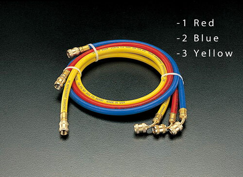型番EA104AK-2 商品説明●メーカー…ロテックス（ROTEX）●型番…RP1111●ねじサイズ…UNF7/16-20(1/4”フレア)●使用圧力…3.45MPa●全長…100cm●色…青●入数…1本●ホースサイズ…内径：約6mm外径：...