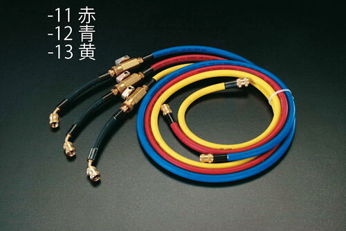 型番EA104LF-13 商品説明●メーカー…ロテックス（ROTEX）●型番…RP1522●使用圧力…5.08MPa●適用冷媒…R404A・R407C●ねじサイズ…UNF7/16-20(1/4”フレア)●全長…120cm●色…黄●入数…1本...