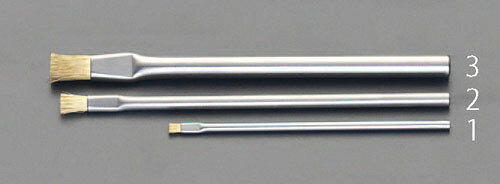 型番EA109AH-3 商品説明●ブラシ材質…真鍮●ハンドル材質…ステンレス●線径…0.076mm●全長…120mm●毛幅…8.0mm●毛丈…12.7mm ★注意事項★商品画像に複数商品が載っており、番号やアルファベットが記載されている商品...