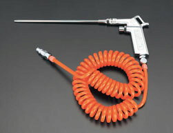 型番EA123AD-11 商品説明●ノズル長…100mm●エアー量…160L/min●穴径…2mm●常用圧力…0.69MPa●ホース全長…5m●使用範囲…3.5m●付属品…プラグ●本体材質…アルミダイカスト●ホース取付ねじ…G1/4"●ノズ...