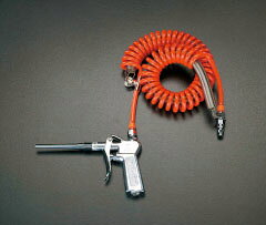 型番EA123AE-6B 商品説明●穴径…2mm●常用圧力…0.69MPa●エアー量…160L/min●ノズル長…100mm●ホース全長…5m●使用範囲…2.4m●ホースサイズ…内径：5mm、外径：8mm●本体材質…アルミダイカスト●付属品...