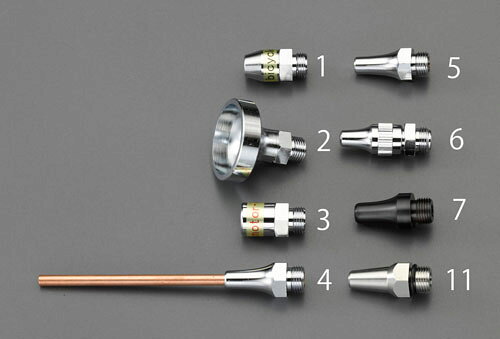 型番EA123AF-11 商品説明●取付ねじ…G1/8”●ステンレス製●全長…28mm●ノズル長…21mm●ノズル穴径…2.0mm●エアー量…160L/min ★注意事項★商品画像に複数商品が載っており、番号やアルファベットが記載されている...