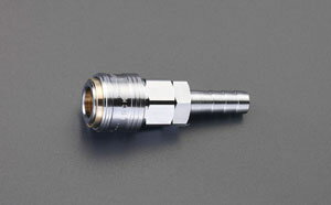 型番EA140DS-2R 商品説明●型…20型●エアー用●ワンプッシュ式●使用圧力…0.98MPa●材質…鋼鉄(クロムメッキ)●プラグをソケットに差し込むだけで簡単に接続できます。●タケノコ径…9mm●適合ホース内径※…6mm●※適合ホース...