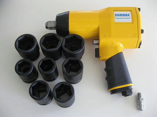 型番EA155SS 商品説明●差込角…3/4”●全長…252mm●無負荷回転数…4，500rpm●エアー消費量…340L/min●使用圧力…0.64MPa●使用コンプレッサー…5HP以上●能力(ボルト径)…25mm●使用トルク…542〜11...