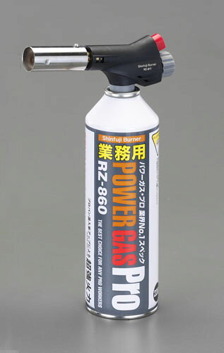 型番EA303FA-4 商品説明●自動着火式　横型(ハイパワー)タイプ●火口サイズ…22mm●火炎温度…1400〜1600℃●熱量…3.3kW●全長…248mm●重量…622g●使用ガス…EA303FA-10●寒冷地対応の専用ボンベ付きのプ...