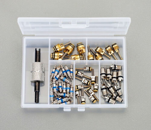 型番EA400-5 商品説明●メーカー…ロテックス（ROTEX）●型番…RP4305SC●〈セット内容〉…●1/4”＆5/16”バルブコアリムーバー●スタンダード(R12他)バルブコア×20個●日本車用…バルブコア×10個●GM用…ラージバ...