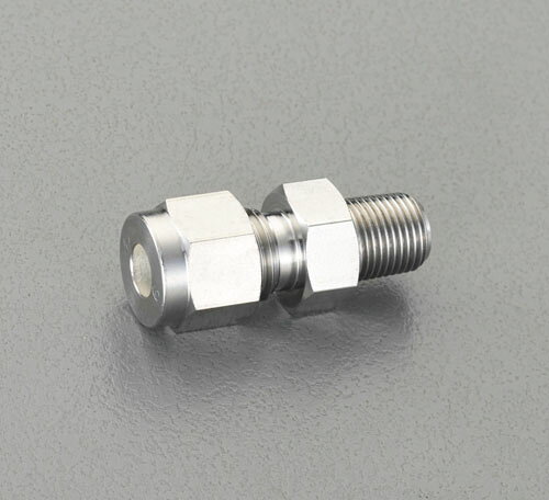 型番EA425CE-83 商品説明●材質…SUS316●使用温度…−196〜600℃●適用パイプ外径…8mm●取付ねじ…R（PT）3/8”●チューブ使用時は、インサートリングが別途必要となります。●使用圧力はチューブ使用圧力に準拠する。 ★...