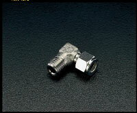 型番EA425CF-41 商品説明●材質…SUS316●使用温度…−196〜600℃●適用パイプ外径…4mm●取付ねじ…R（PT）1/8”●チューブ使用時は、インサートリングが別途必要となります。●使用圧力はチューブ使用圧力に準拠する。 ★...
