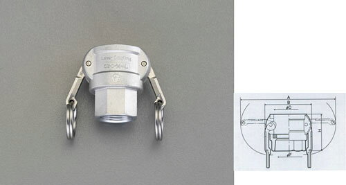 型番EA462BD-30 商品説明●材質…アルミニウム鋳物(AC4C-T6)●使用圧力…0.88MPa(9kgf/c)●使用温度…-30℃〜70℃●呼び径…80（3”)●ねじサイズ…PT3”●サイズ(mm)…A：267、B：137、C：92...