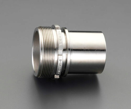 型番EA462EC-20 商品説明●材質…ステンレス（SUS316）●使用温度…-40℃〜95℃●耐圧…2.5MPa（25kgf/c）●電解研磨仕上げ●安全なツバ付き●適合クランプ…EA462EE-20●ねじサイズ…G（PF）2”●適合ホー...
