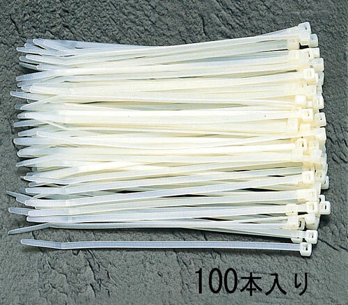 型番EA475-250 商品説明●材質…ナイロン66●厚み…1.5mm●全長…250mm●幅…4.8mm●最大径…74mm●使用温度範囲…-40〜85℃●ループ引張強度…標準、22kgf●入数は100本入りです。 ★注意事項★商品画像に複数...