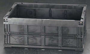 型番EA506AE-33A 商品説明●容量…54.9L●サイズ…外寸：650×440×249(H)mm内寸：600×405×237(H)mm有効内寸：600×404×229(H)mm●折りたたみ時全高…77mm●色…ブラック●材質…導電性ポ...