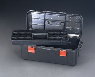 型番EA507MD-1 商品説明●メーカー…明邦化学工業（MEIHO）●商品名…ハードマスター500●中皿付●材質…耐衝撃コポリマー●市販の南京錠で施錠できます。●取付穴径…φ6mm●ダブルロック機構●サイズ(mm)…500×257×224...