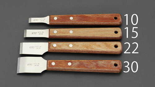 型番EA524A-22 商品説明●刃幅…22mm●全長…180mm●先端厚…1.4mm●材質…刃：ステンレス、ハンドル：木柄●重量…80g ★注意事項★商品画像に複数商品が載っており、番号やアルファベットが記載されている商品がございます。そ...