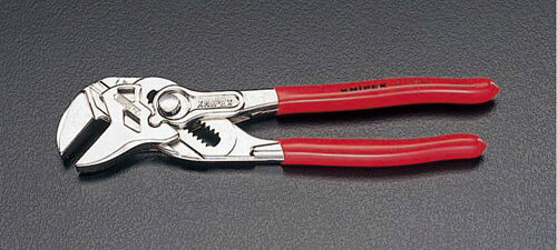 型番EA531K-150 商品説明●メーカー…KNIPEX（クニペックス）●型番…8603150●ハンドル…プラスチックコーティング●仕上げ…クロムメッキ●最大開口(mm)…27●重量(g)…175●全長(mm)…150●つかみ面はフラット...