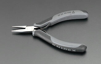 型番EA537KS-2 商品説明●メーカー…KNIPEX（クニペックス）●型番…3522115ESD●全長…115mm●静電気放電タイプ●表面抵抗…1×10^5〜1×10^12Ω●ハンドル…コンフォート(ESD)●仕上げ…高級磨き●仕様…ス...