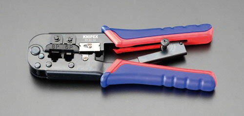型番EA538KM-2 商品説明●メーカー…KNIPEX（クニペックス）●型番…975110●ハンドル…プラスチックスリーブ●仕上げ…磨き●電話ケーブルリボンの切断、皮むき、モジュール端子の圧着に。●6mm・12mm切断用カッターとケーブル...