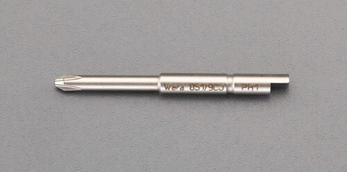 型番EA550MS-1 商品説明●サイズ…＃00●ビット全長…44mm●差込…φ4mm●半月ドライバービット●EA550MS、MTシリーズ用 ★注意事項★商品画像に複数商品が載っており、番号やアルファベットが記載されている商品がございます。...